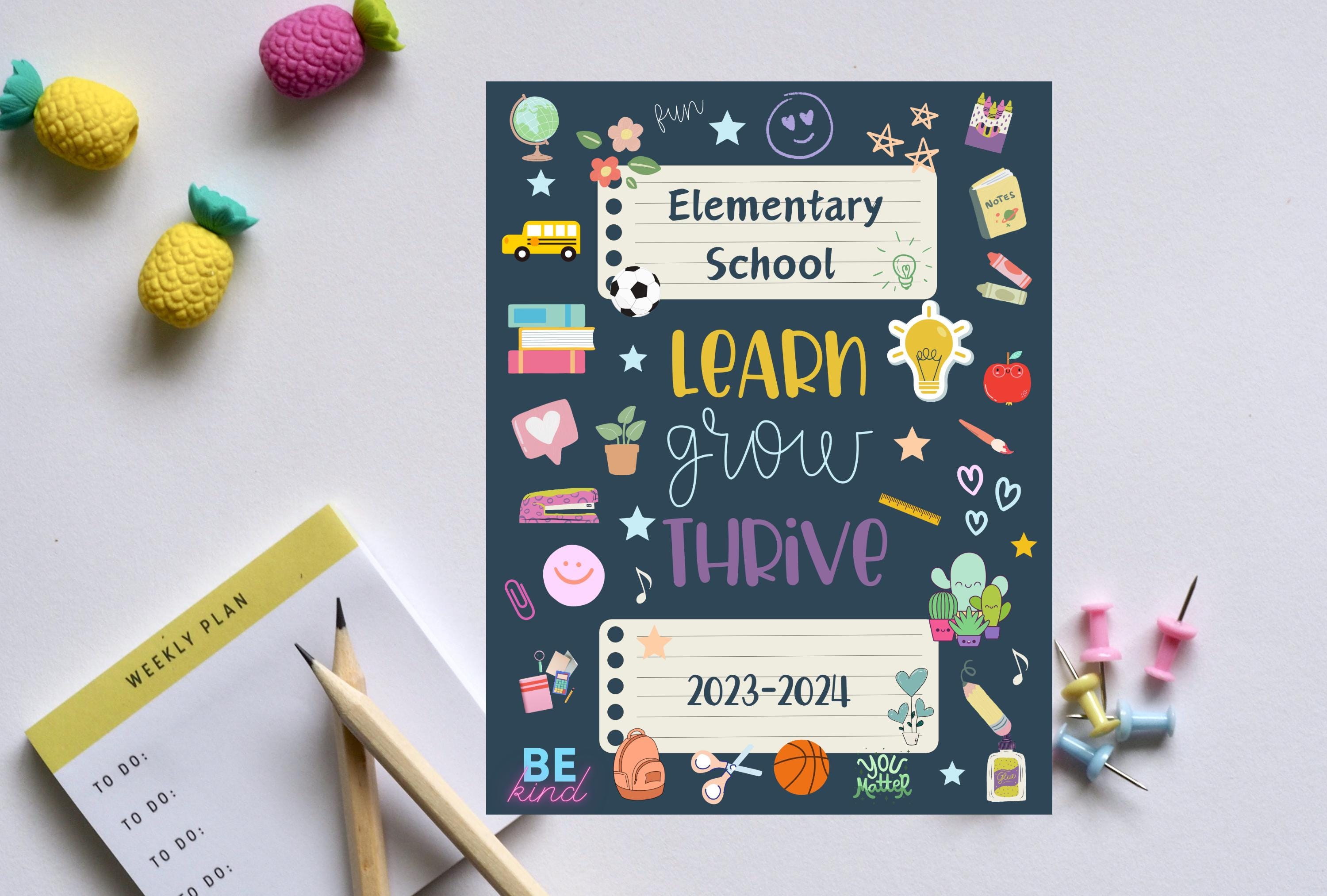 Yearbook Cover Template - Etsy