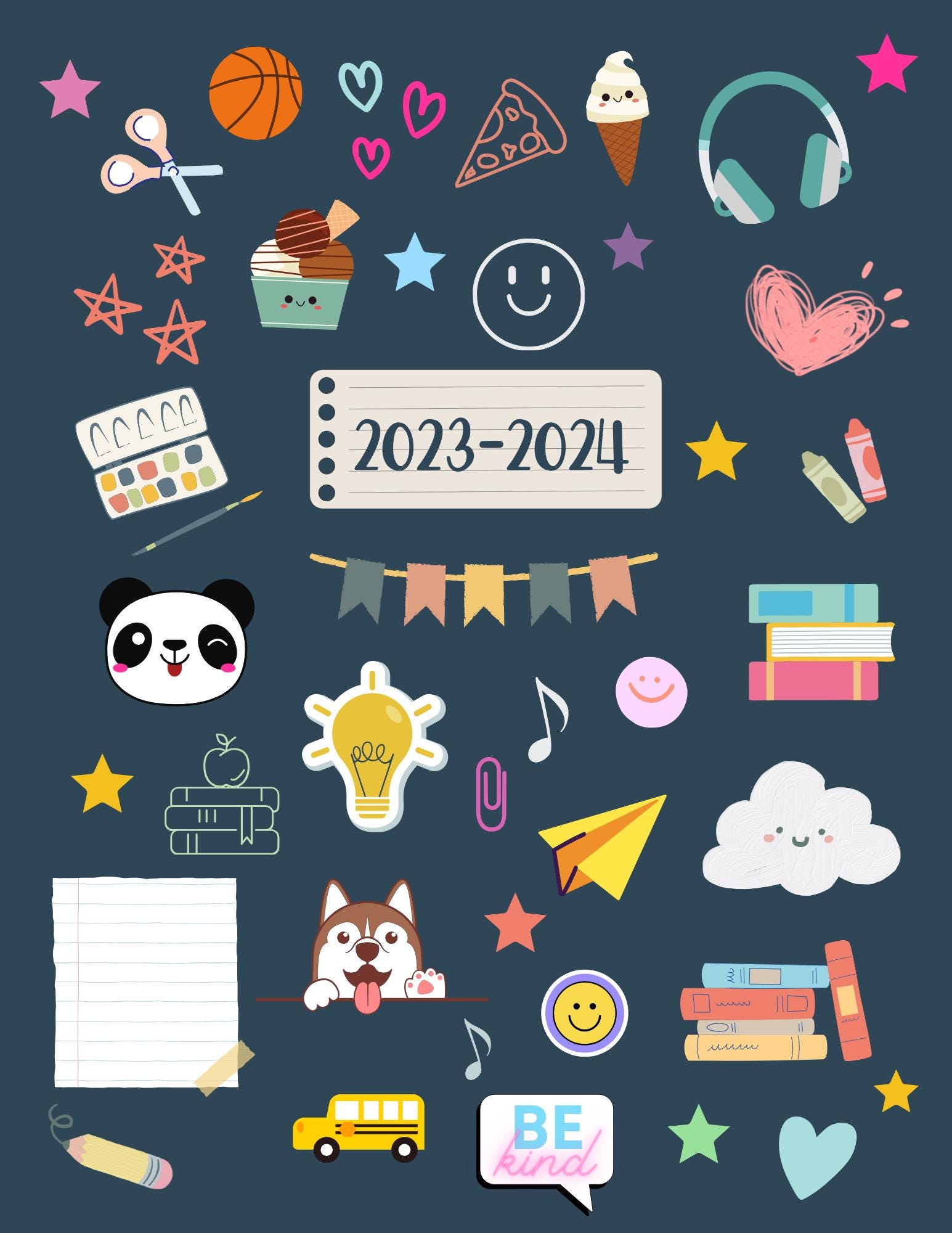 Yearbook Cover Template - Etsy