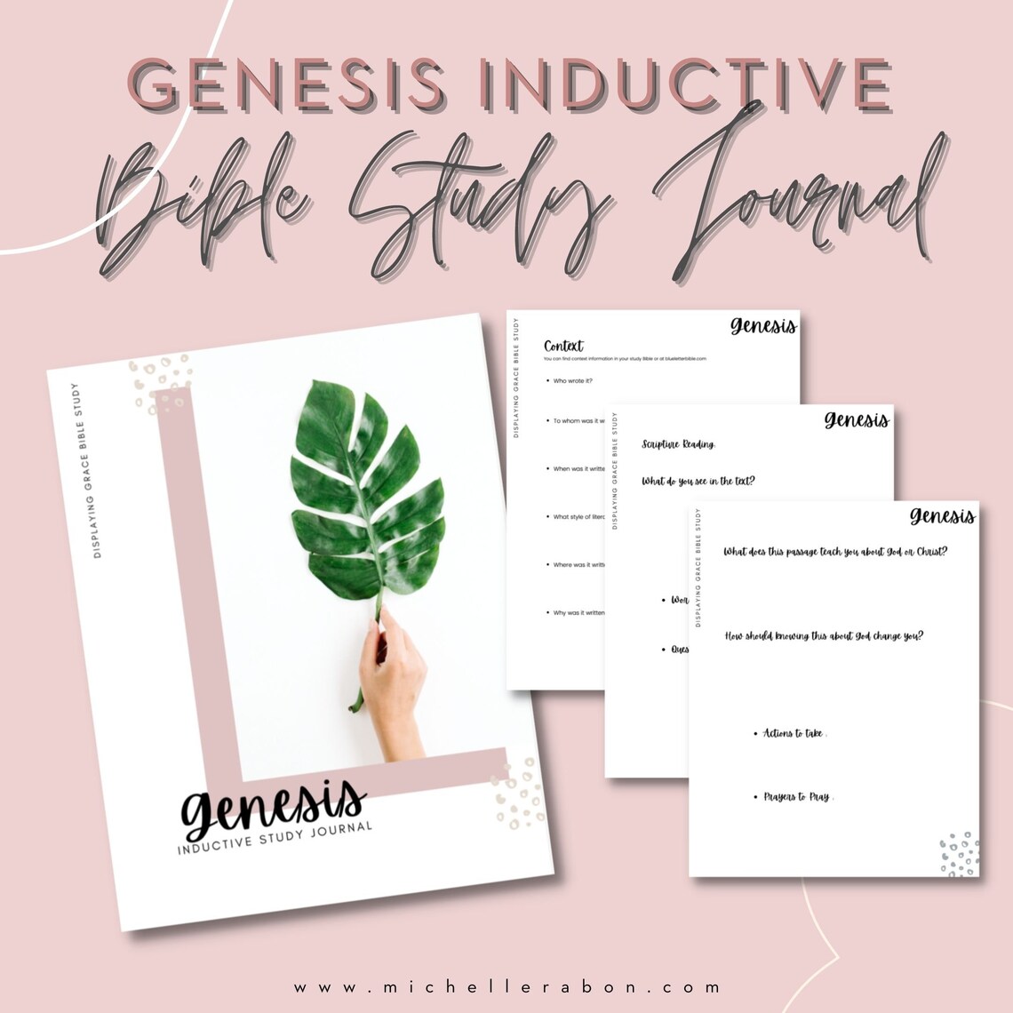 Digital Genesis Inductive Bible Study Journal PDF | Etsy