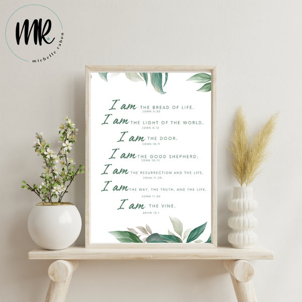 Jesus I Am Statements - Etsy