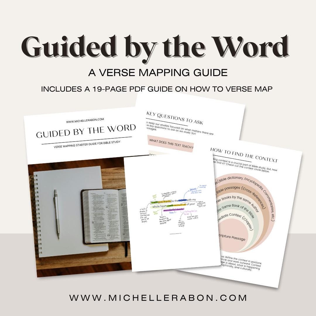 PDF Verse Mapping Guide - Etsy