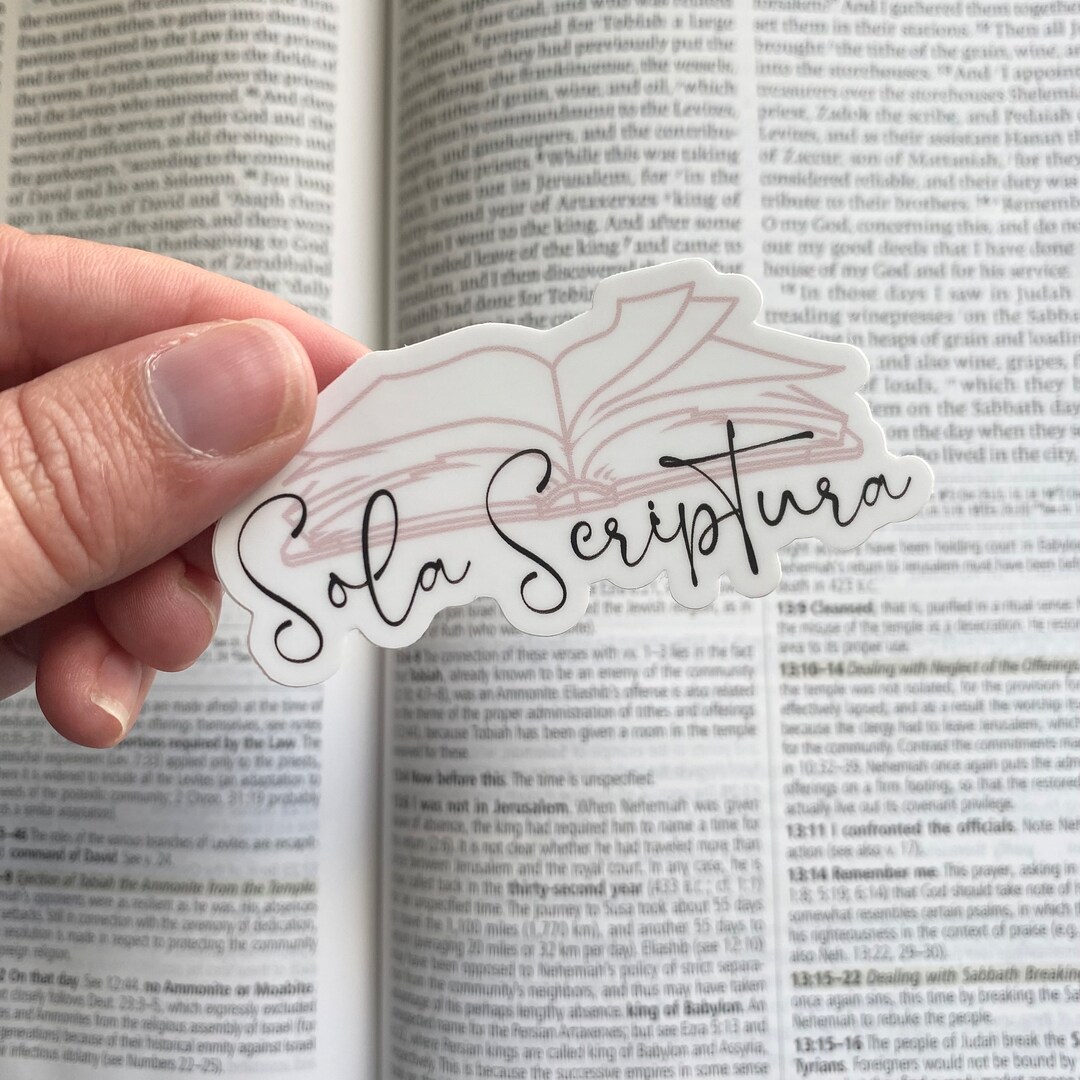 Sola Scriptura Sticker - Etsy