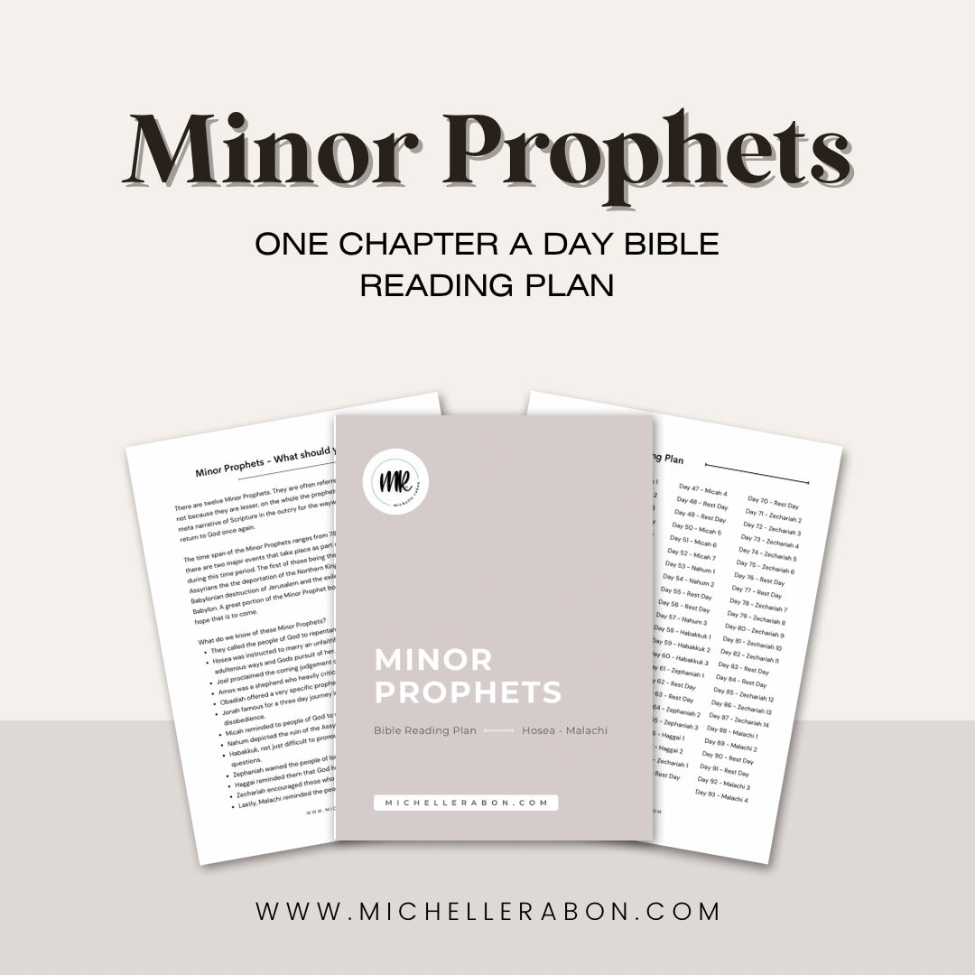 Minor Prophets Bible Reading Plan PDF Digital Download - Etsy