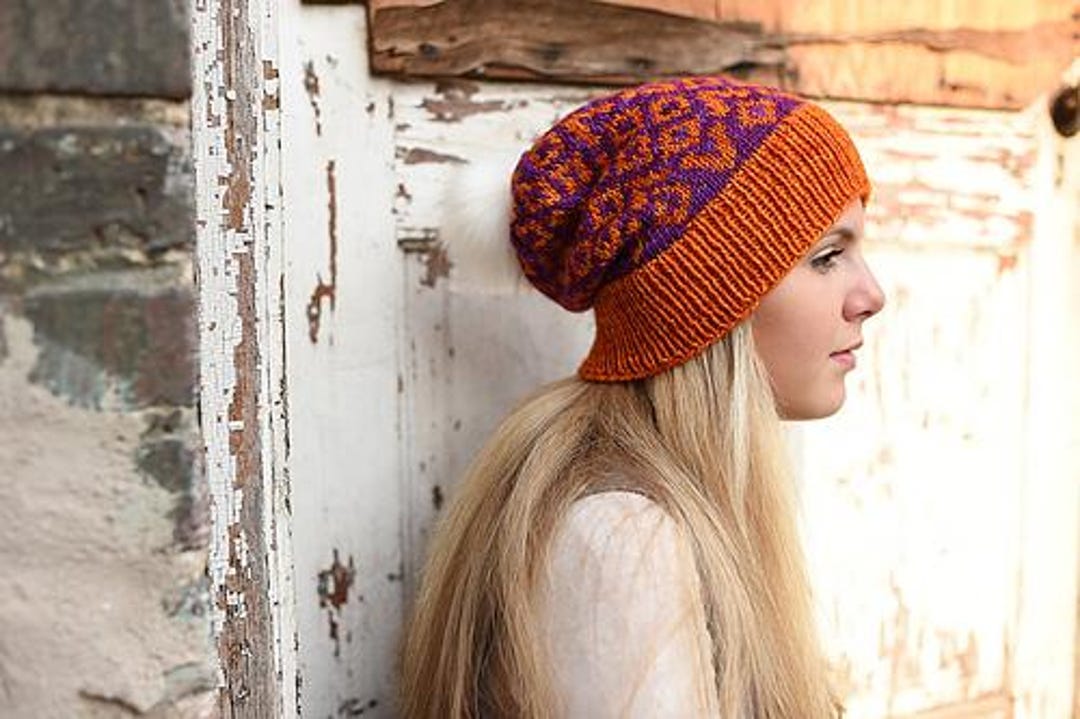 Make Your Own Brochan Slouch Hat (DIGITAL KNITTING PATTERN) for Kids ...