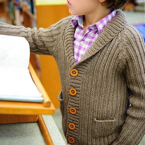 Make Your Own Library Cardigan (DIGITAL KNITTING PATTERN) Baby Toddler ...