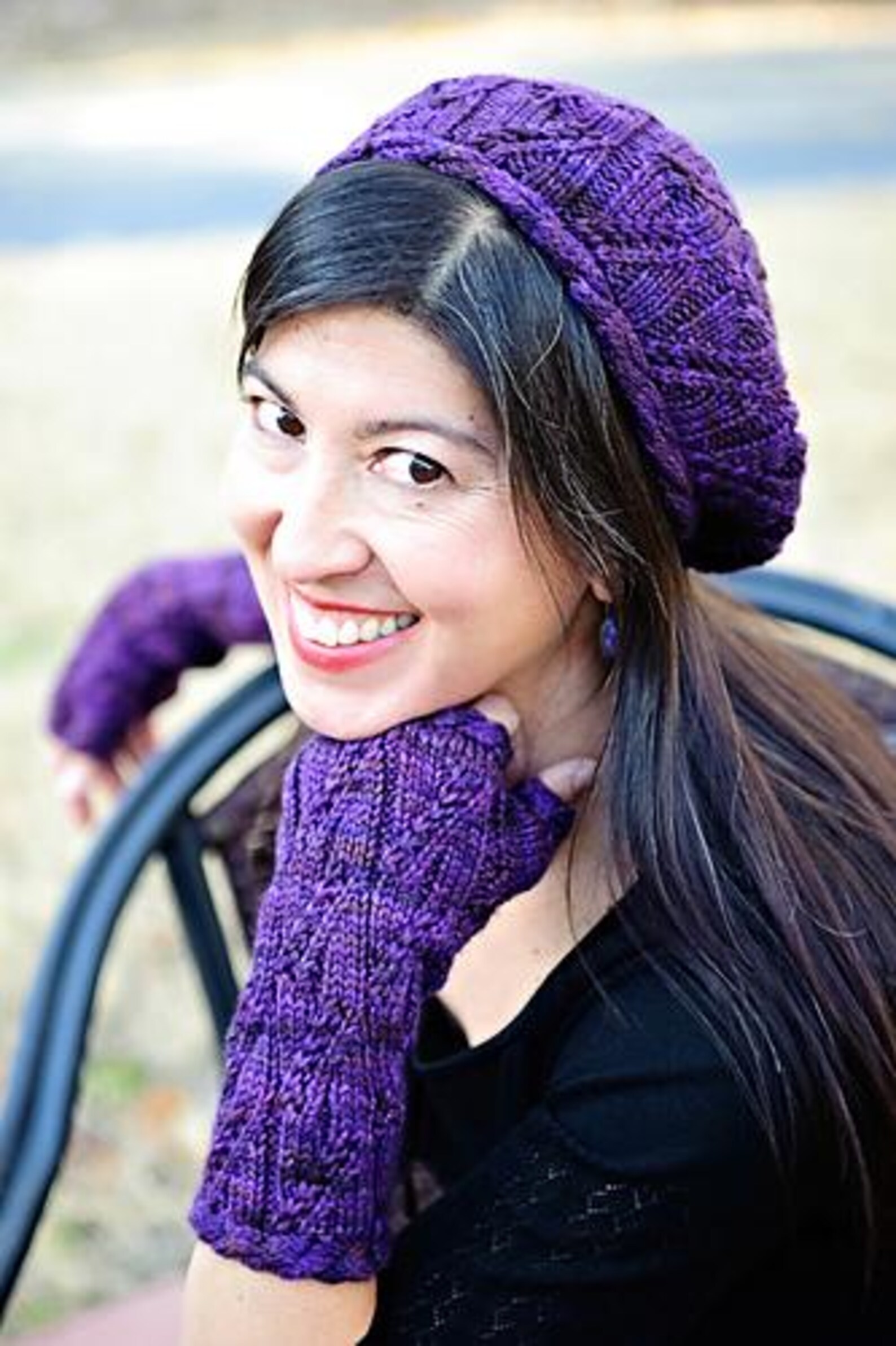 Make Your Own Twisty Violet Cap (DIGITAL KNITTING PATTERN) for Women ...