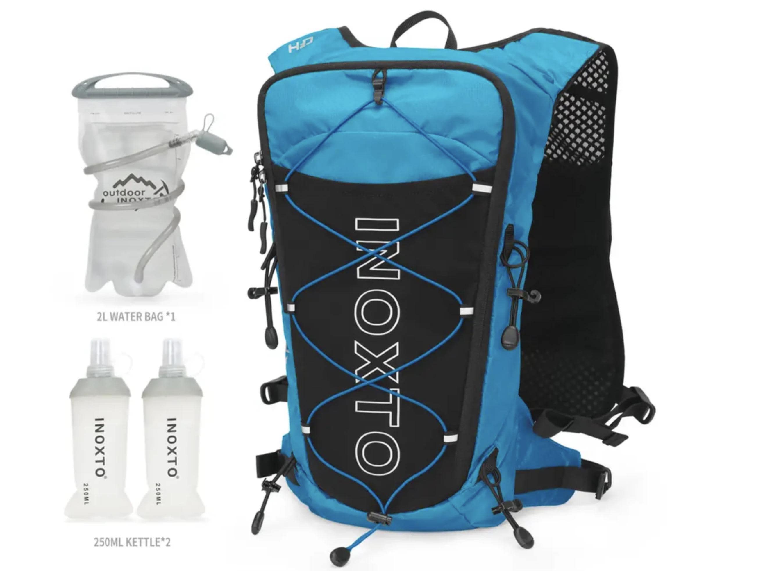 INOXTO Hydration Pack Backpack ，water Backpack With 2L Leakproof Water ...