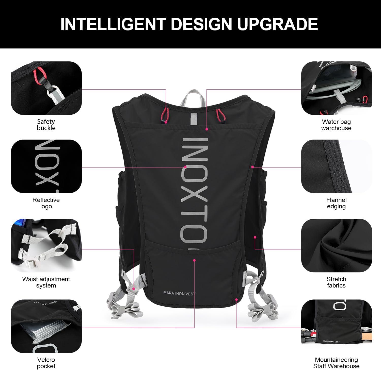 Running Hydration Vest for Men Women Water Backpack for Running 3L ...