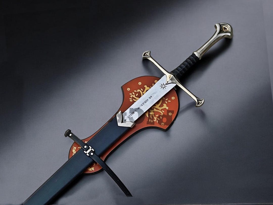 Aragorn's Sword Legendary Anduril - Hand-forged Sword, Costume Sword ...