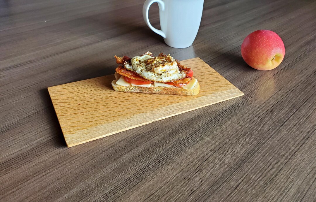 White Oak Breakfast Board Set: Personal Charcuterie Serving Tray - Etsy