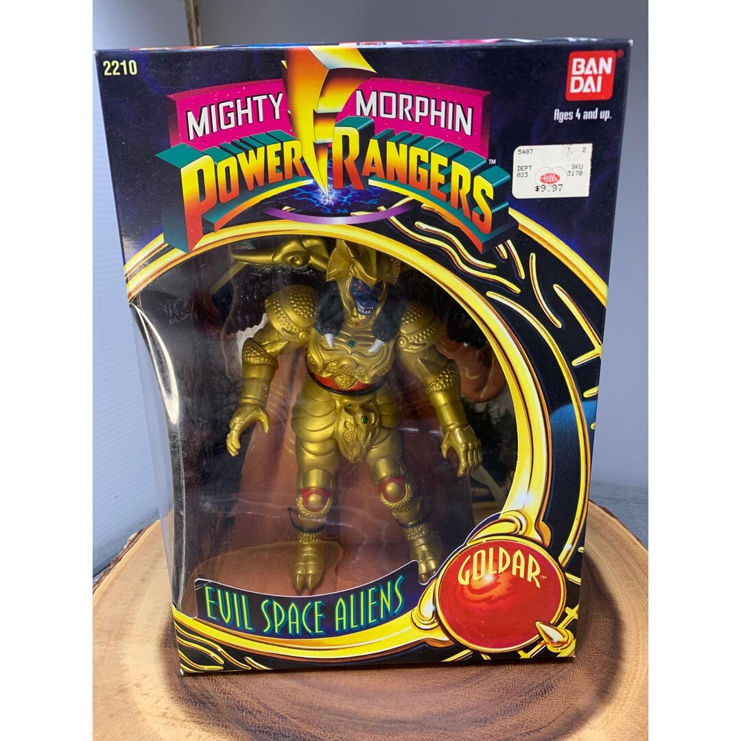 Mighty Morphin Power Rangers Goldar Evil Space Aliens Figure 1993 ...