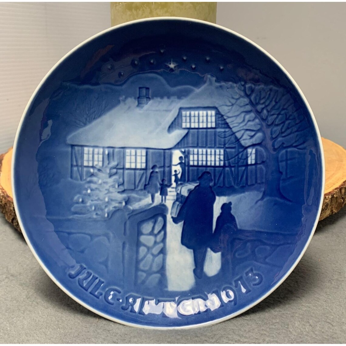 Bing & Grondahl 1973 Jule Aftera Christmas Plate 7" Porcelain ...