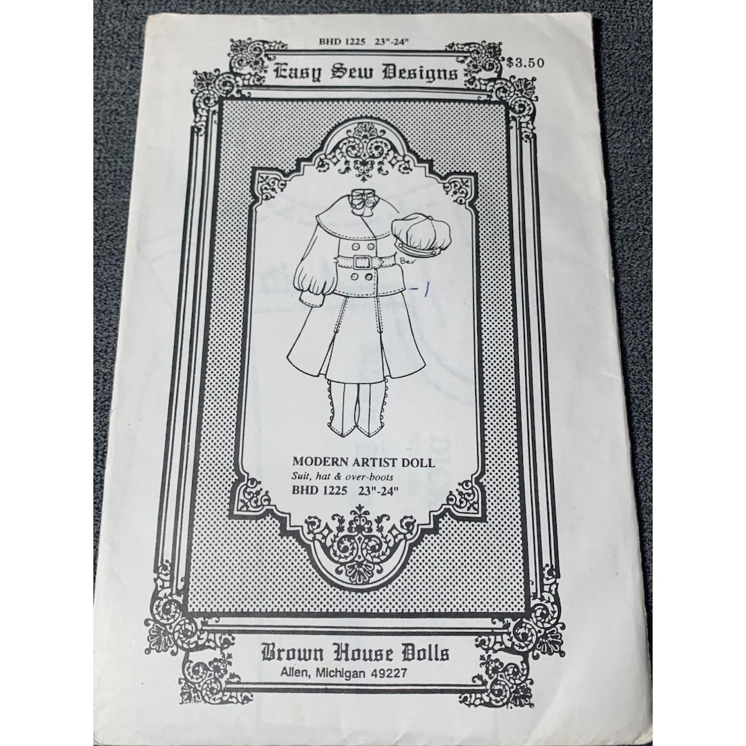 Vintage 1970s Doll Suit Pattern for 23-24" Dolls - Etsy