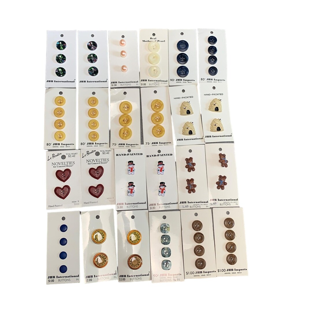 Assorted Novelty & Classic Button Collection Sewing Crafts New - Etsy