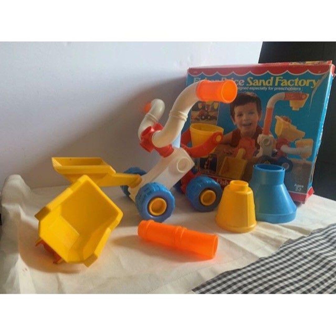 Vintage Fisher Price Sand Factory With Box 1988 - Etsy