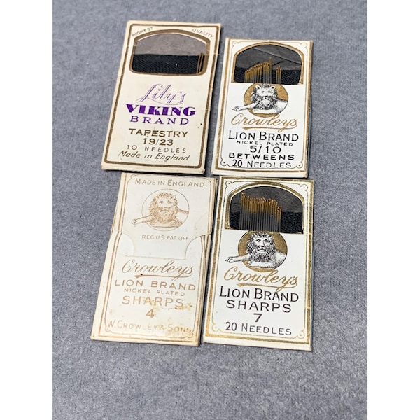 Vintage Needle Packs - Etsy
