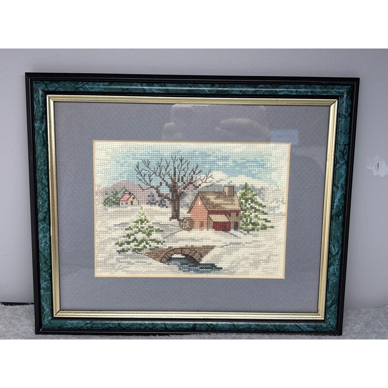 Framed Needlepoint Scenes - Etsy