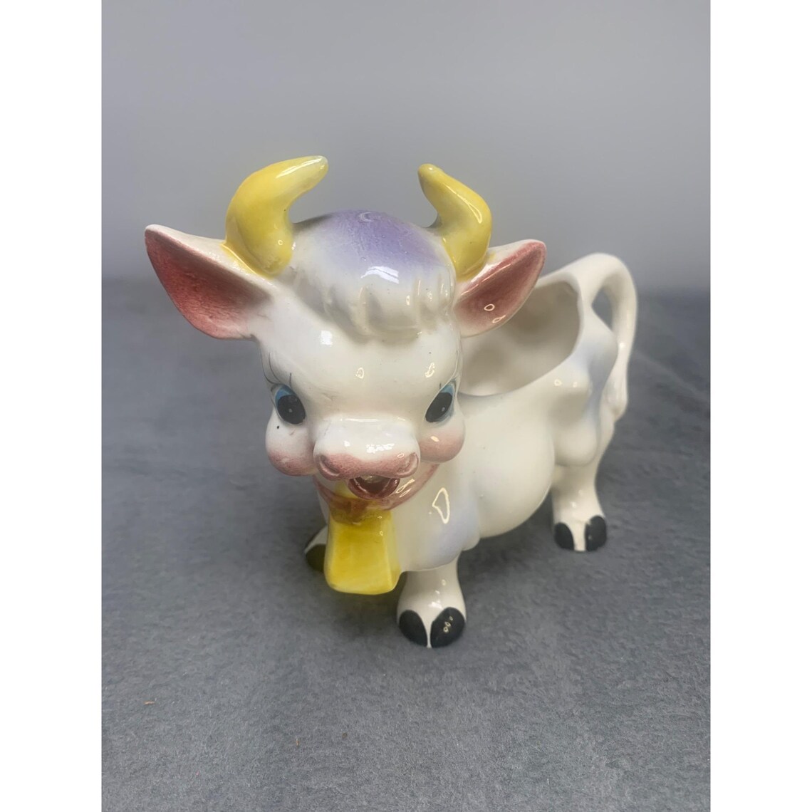 Vintage Ceramic Cow Creamer Figurine Made in Japan 1960s - Etsy