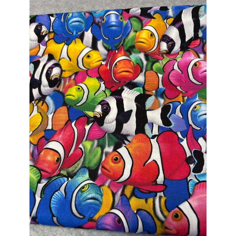 Tropical Fish Fabric - Etsy
