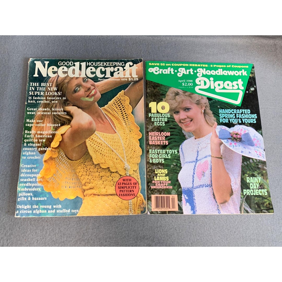 Vintage Craft-art & Needlework Digest April 1988 Good Housekeeping ...