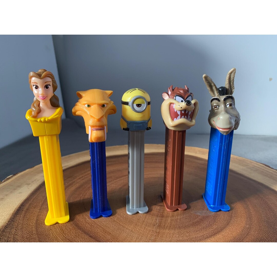 Disney & Warner Bros. PEZ Dispenser Set of 5 - Etsy