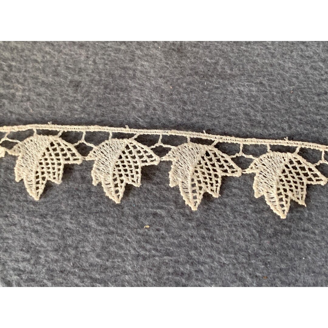 Vintage Novella French Leaf Pattern Lace Trim 1" Wide 1 Yard Long - Etsy