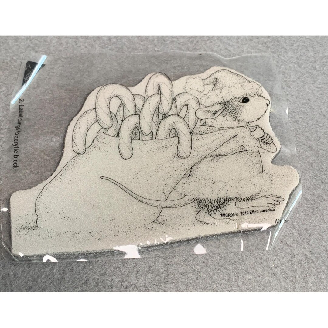 House-mouse Designs Rubber Stamp Mudpie & Candy Canes Ellen Jareckie ...