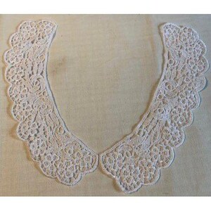 Vintage White Lace Collar Set of 6 for Sewing - Etsy