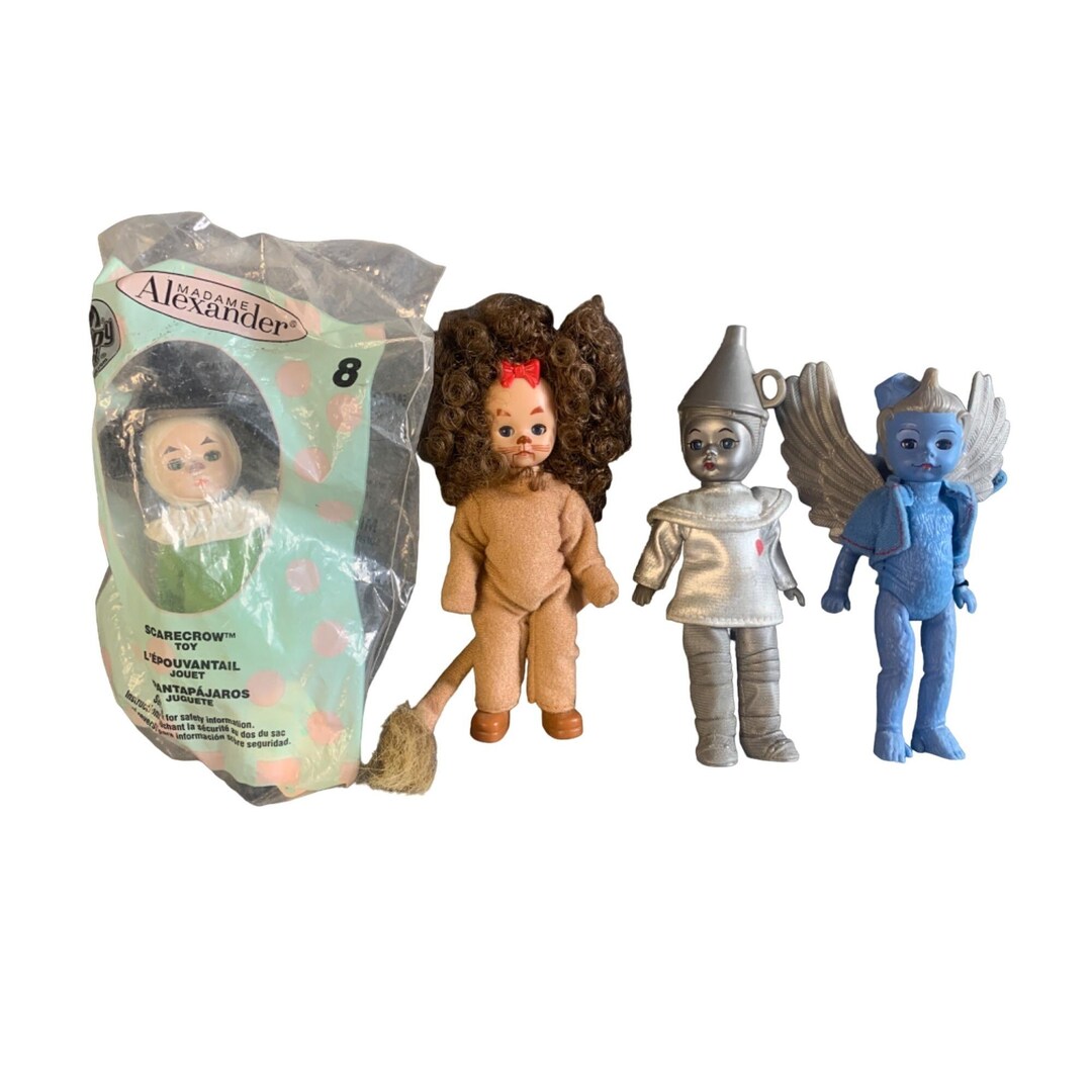 Madame Alexander Wizard of Oz Tin Man Cowardly Lion Flying Monkey ...