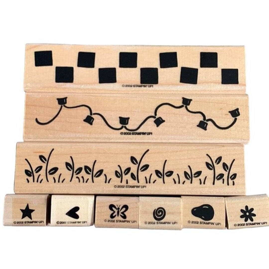 Stampin up Border Builders Rubber Stamp Set - Etsy