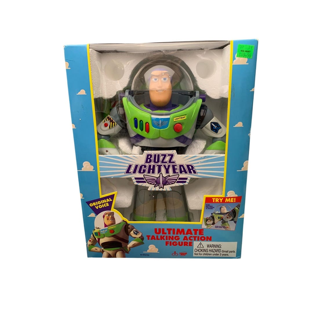 Toy Story Thinkway Buzz Lightyear Ultimate Talking Action Figure ...