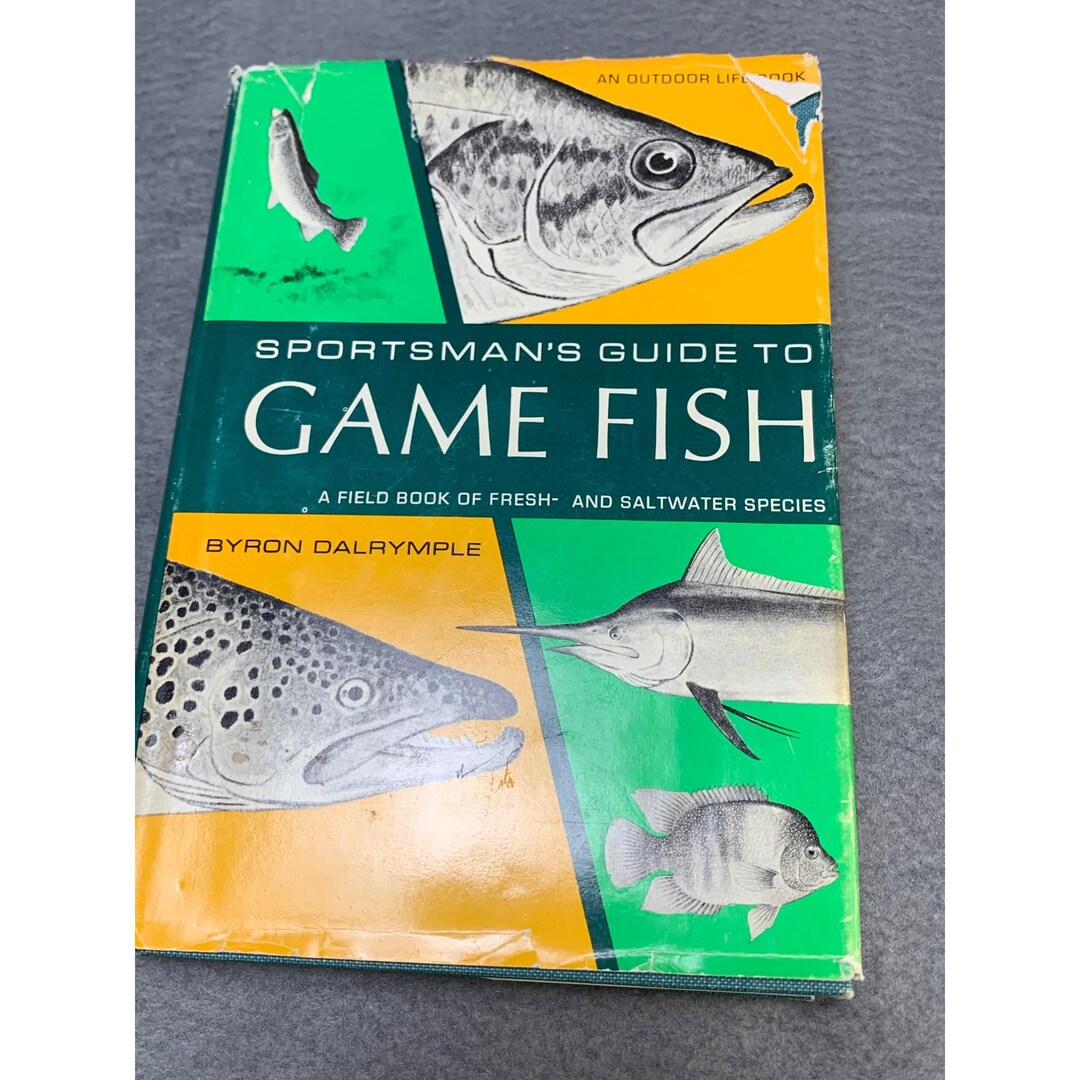 Vintage 1968 Sportsmans Guide to Game Fish Book by Byron Dalrymple - Etsy
