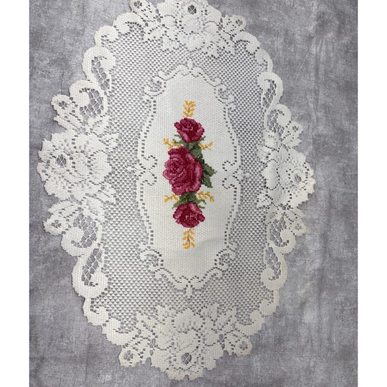 Victorian-style Lace Doilies Flowers 13x17" - Etsy