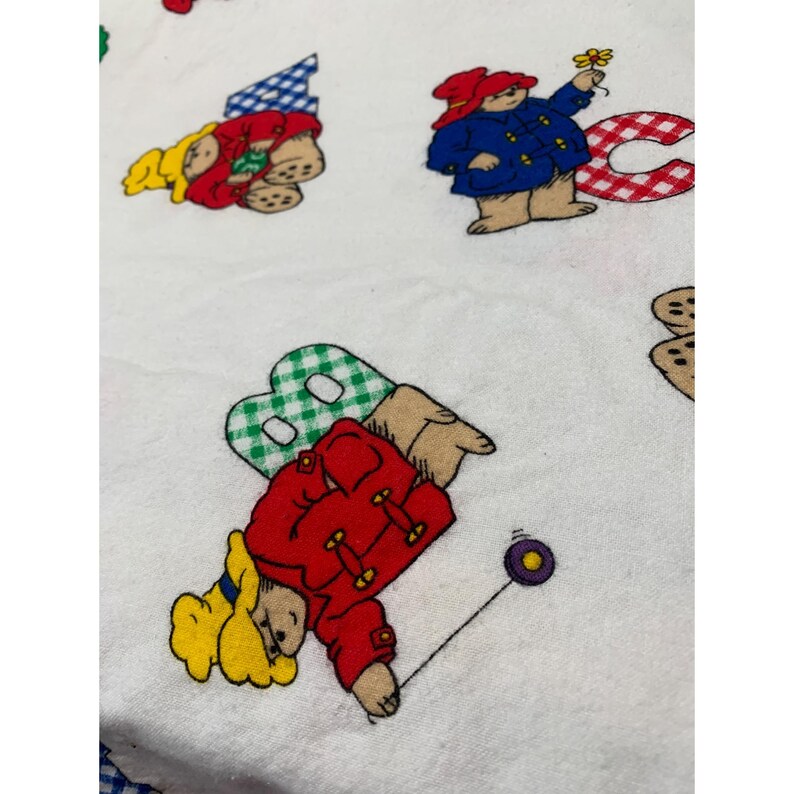 Paddington Bear Alphabet Flannel Fabric 1/2 Yard X 42" - Etsy