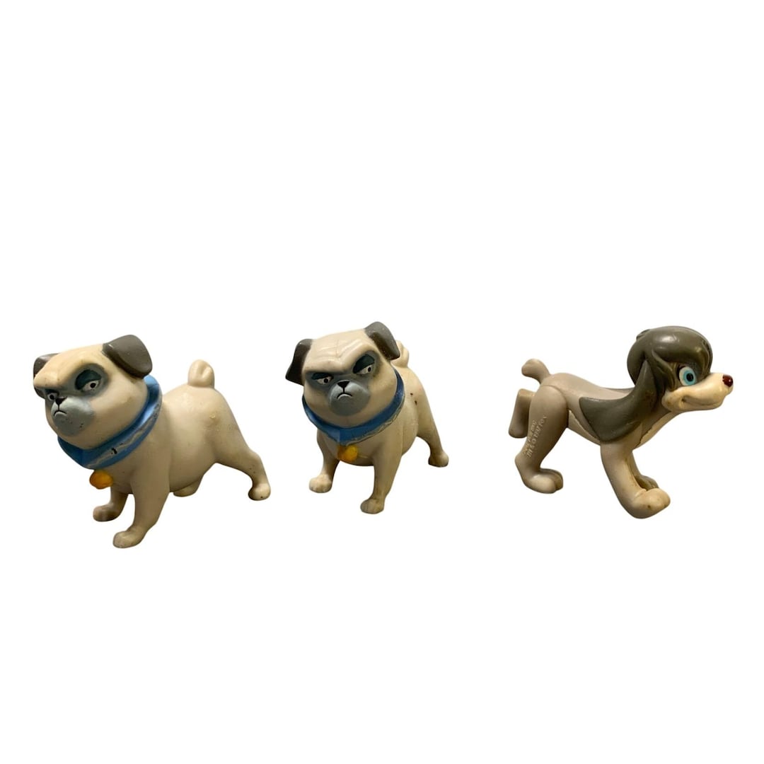 Vintage 1997 Disney Fox Percy Pug & Anastasia Pooka PVC Figures Set of ...