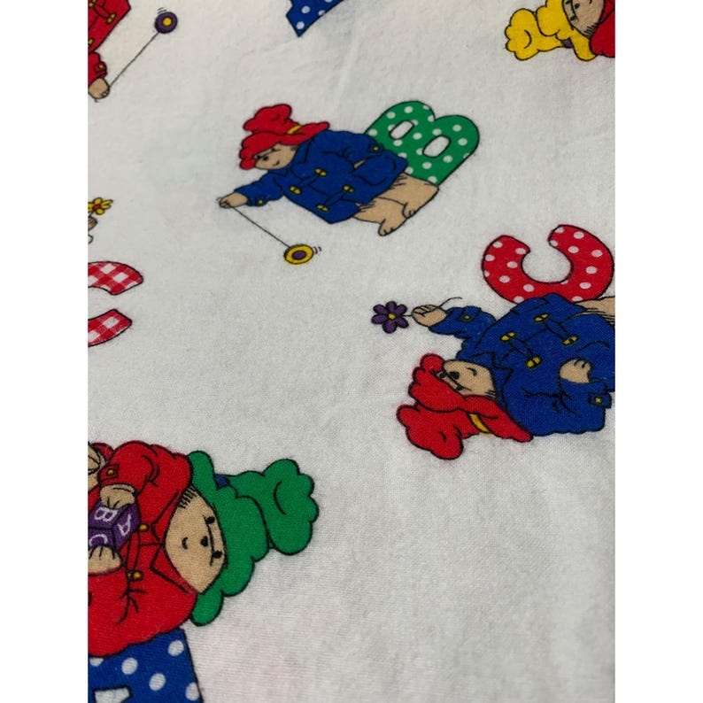 Paddington Bear Alphabet Flannel Fabric 1/2 Yard X 42" - Etsy