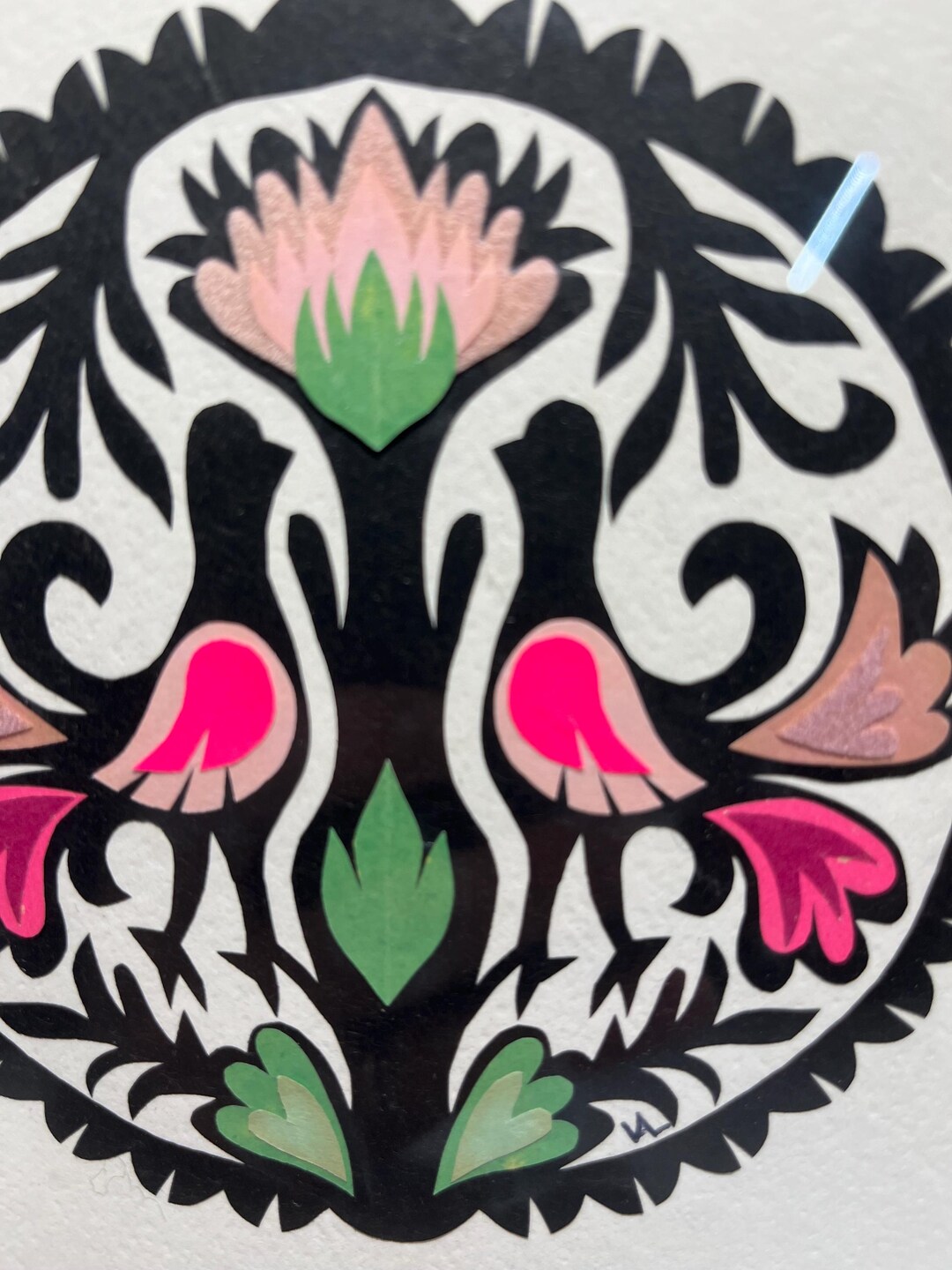 Vintage Polish Paper Cutting Wall Hanging - Etsy