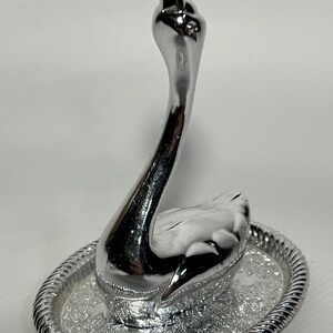 Silver Swan Ring Holder - Etsy