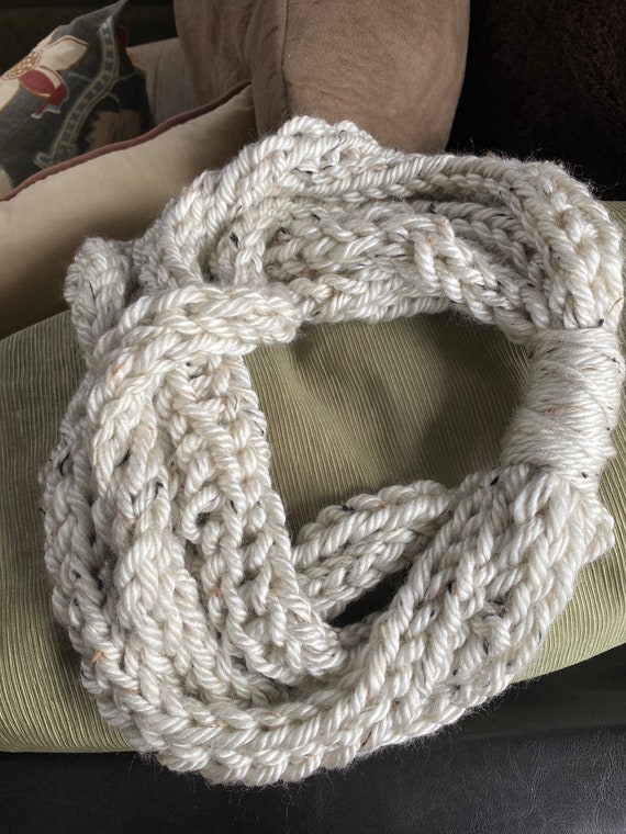 Finger Knit Scarf