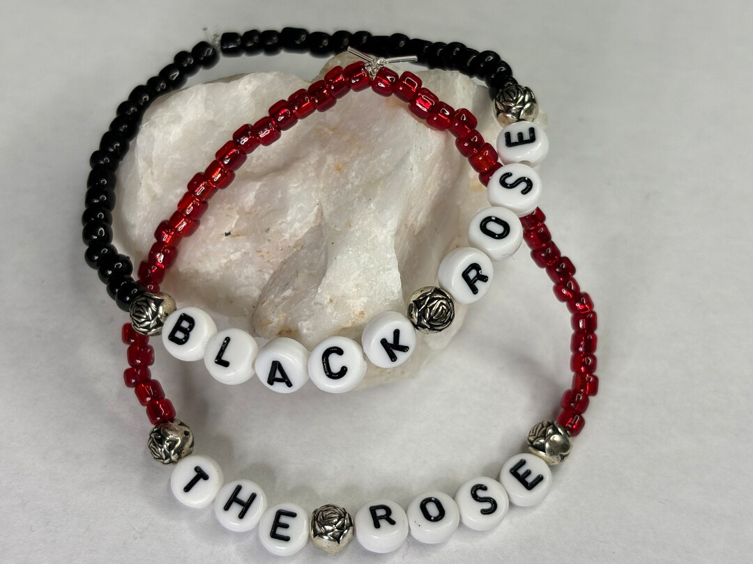 K-pop Band Bracelet, the Rose, K-rock, Band Jewelry, Band Bracelet ...