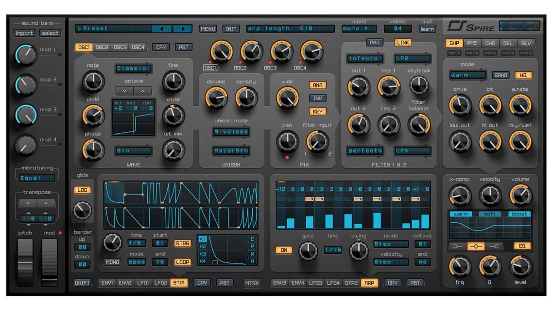 Spire VST 200k MEGA Collection Presets Best EDM Techno & Bass House ...
