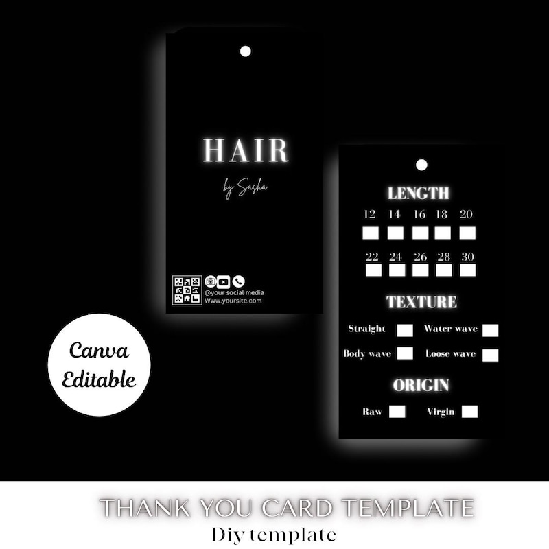 Wig Tags - Etsy