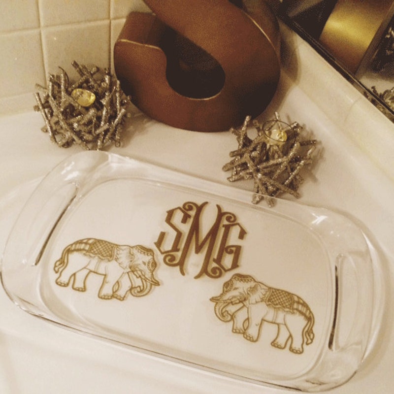 Acrylic Monogram Tray - Etsy