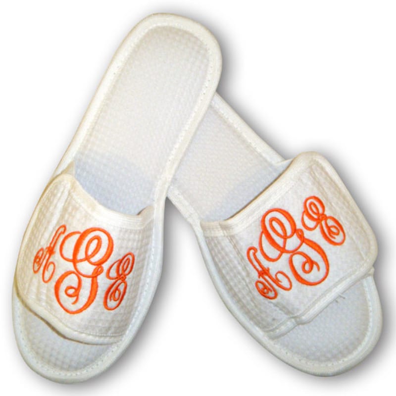 Embroidered Slippers - Etsy