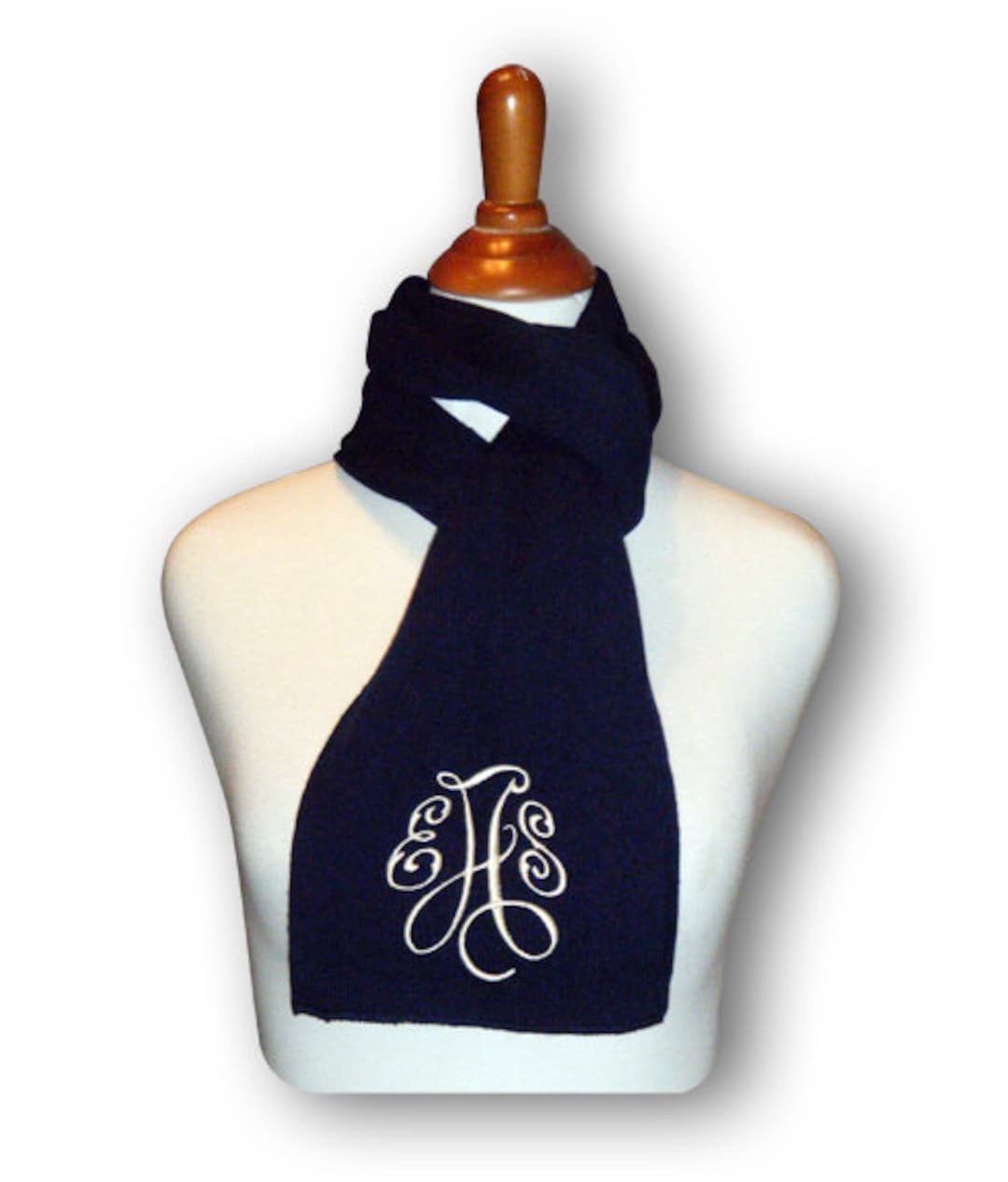 Monogrammed Scarf - Etsy
