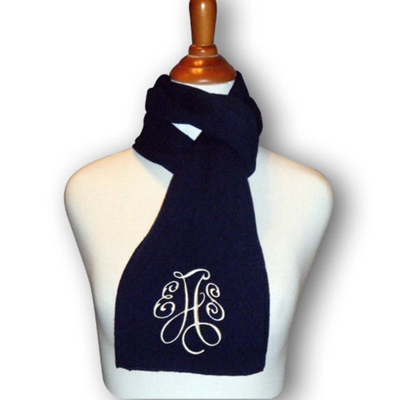 Monogrammed Scarf - Etsy