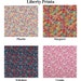 Liberty Print Applique Monogrammed Napkins - Set of Four - Etsy