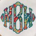 Liberty Print Applique Monogrammed Napkins - Set of Four - Etsy
