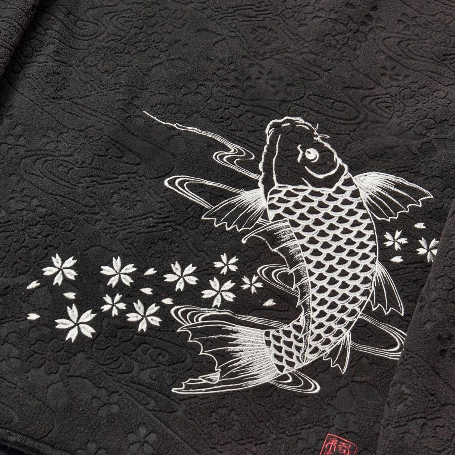 Karakuri Japanese Koi Fish Full Zip Fleece - Etsy
