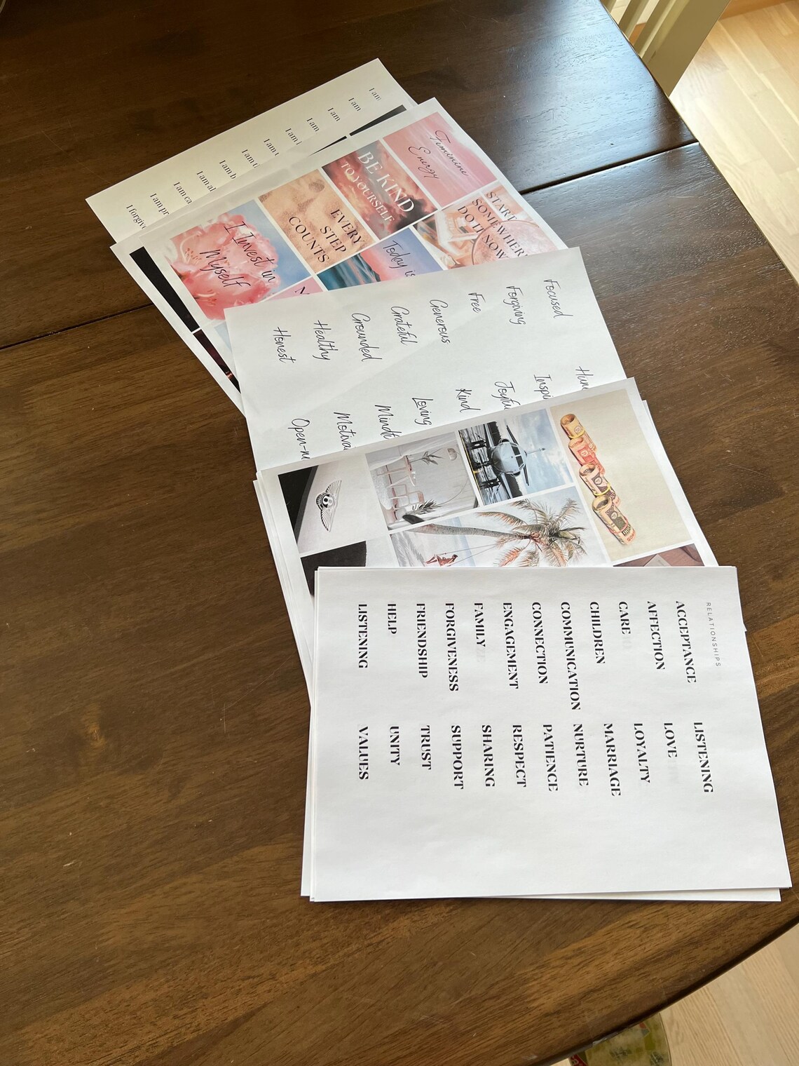 2025 Vision Board Kit | Digital Download With Mood Images, Affirmations ...